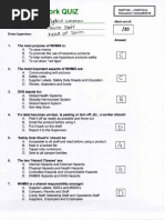 WHMIS 2015 Quiz Answer Key PDF | PDF | Self-Improvement | Science ...