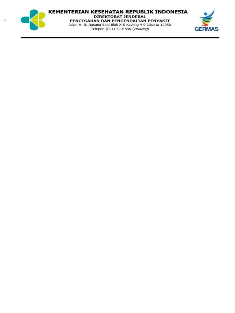 Kop Surat Kemenkes | PDF
