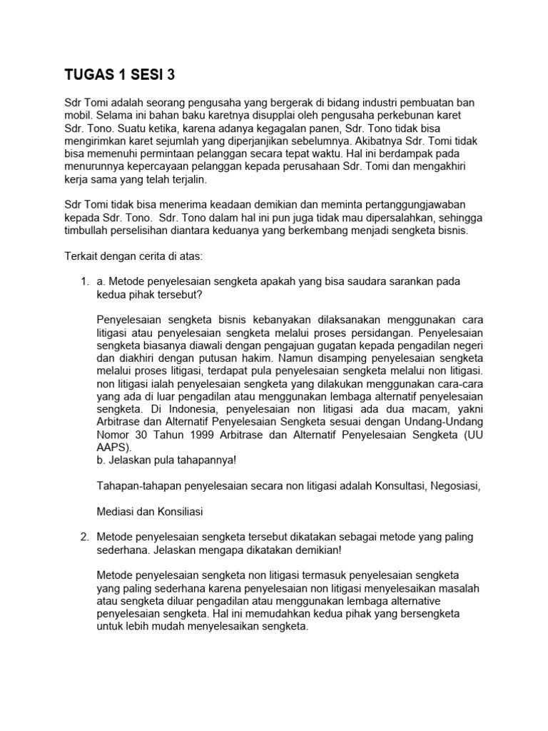 Tugas 1 Sesi 3 | PDF