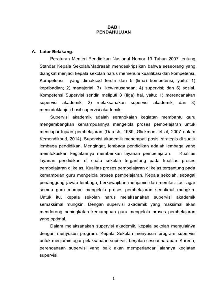 Program Supervisi Akademik 23-24 | PDF