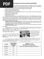 Slovins Formula | PDF | Sampling (Statistics) | Scientific Method