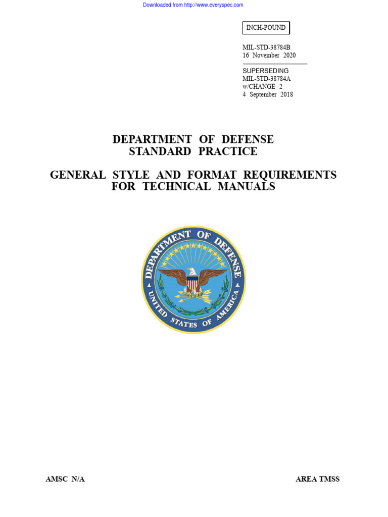Mil STD 38784B | PDF | Electrostatic Discharge | Writing
