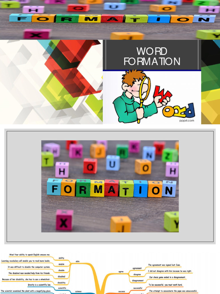 Word Formation | PDF | Word | Language Mechanics