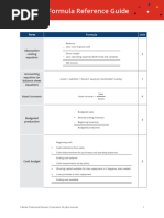 ACCA MA2 Formulas | PDF | Net Present Value | Internal Rate Of Return