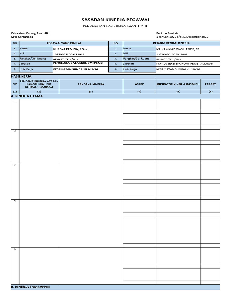 JAN-DES Novi-Form SKP 2022 JA & JF | PDF