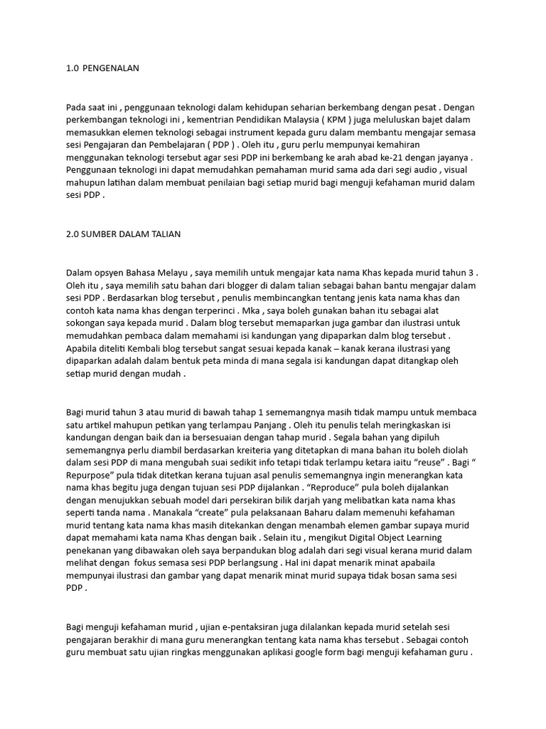 Tugasan 2 Edup 3133 | PDF