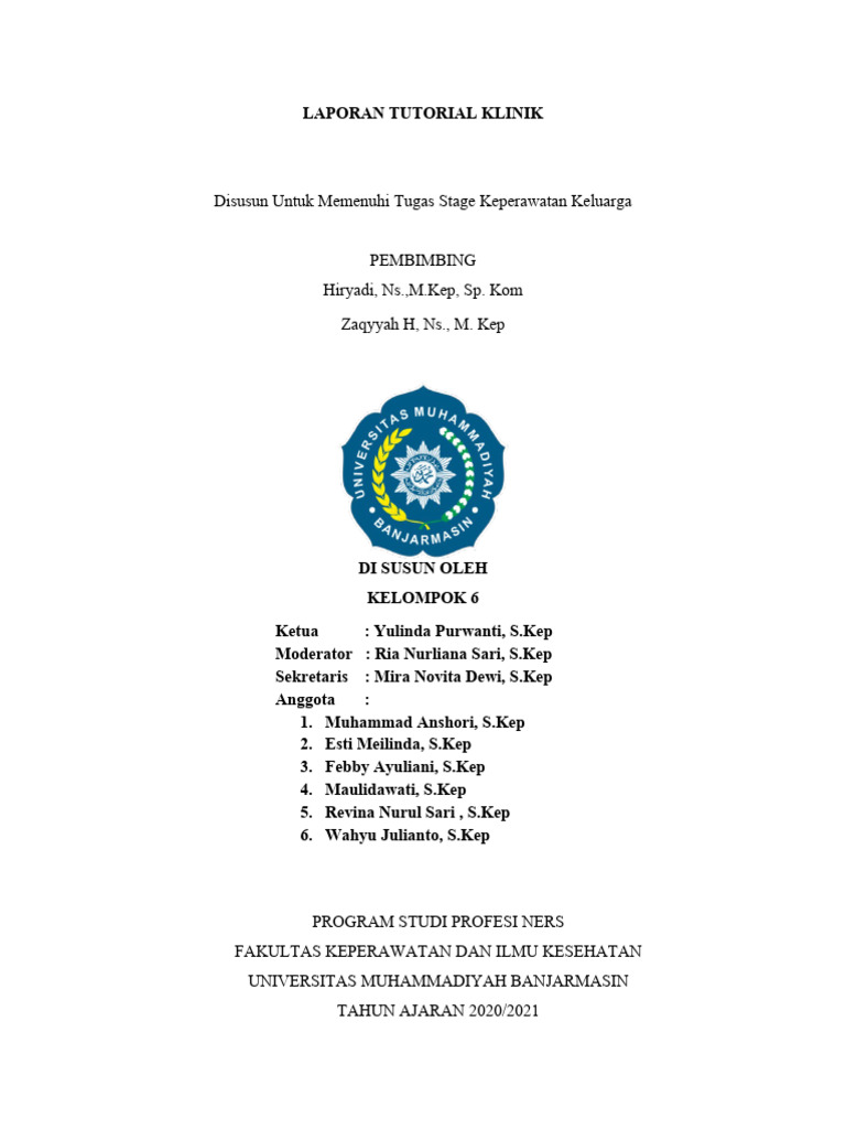 Laporan Tutorial Kel 8 | PDF | Pengembangan Diri | Kesehatan Holistik