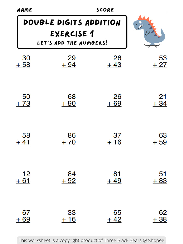 (2k) 2 Digits Addition | Download Free PDF | Freedom Of Expression Law ...