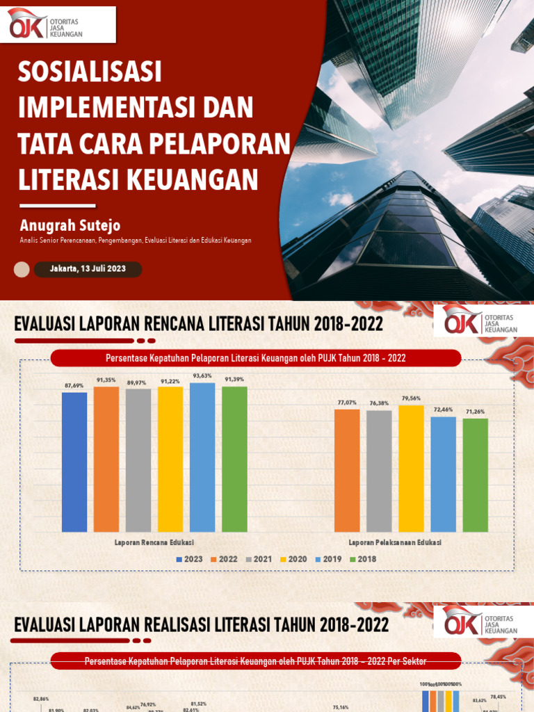 DLDK - Materi Sosialisasi Laporan Literasi | PDF