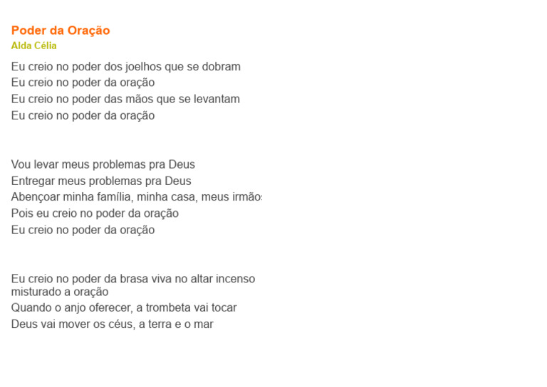 Poder Da Oração | PDF