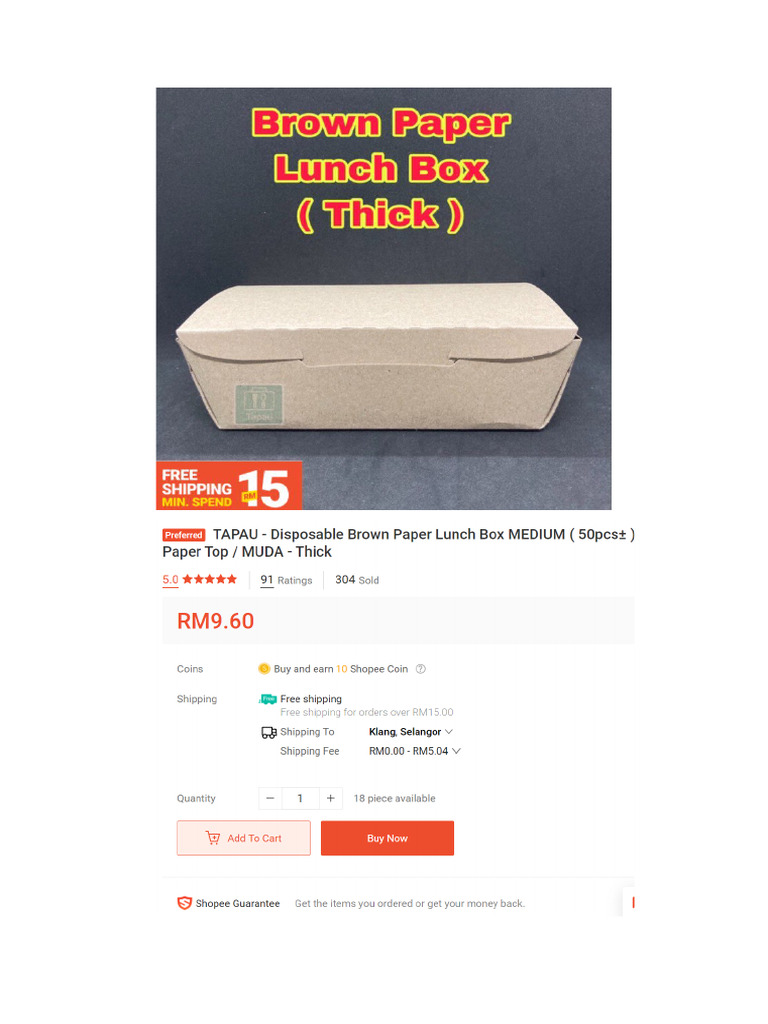 Shopee Barang Packaging | PDF
