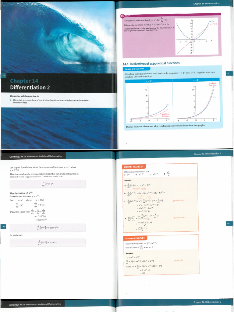 14-Book - 1 - CH - 14 - Differentiation 2 | PDF