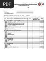 Contoh Form Interview | PDF