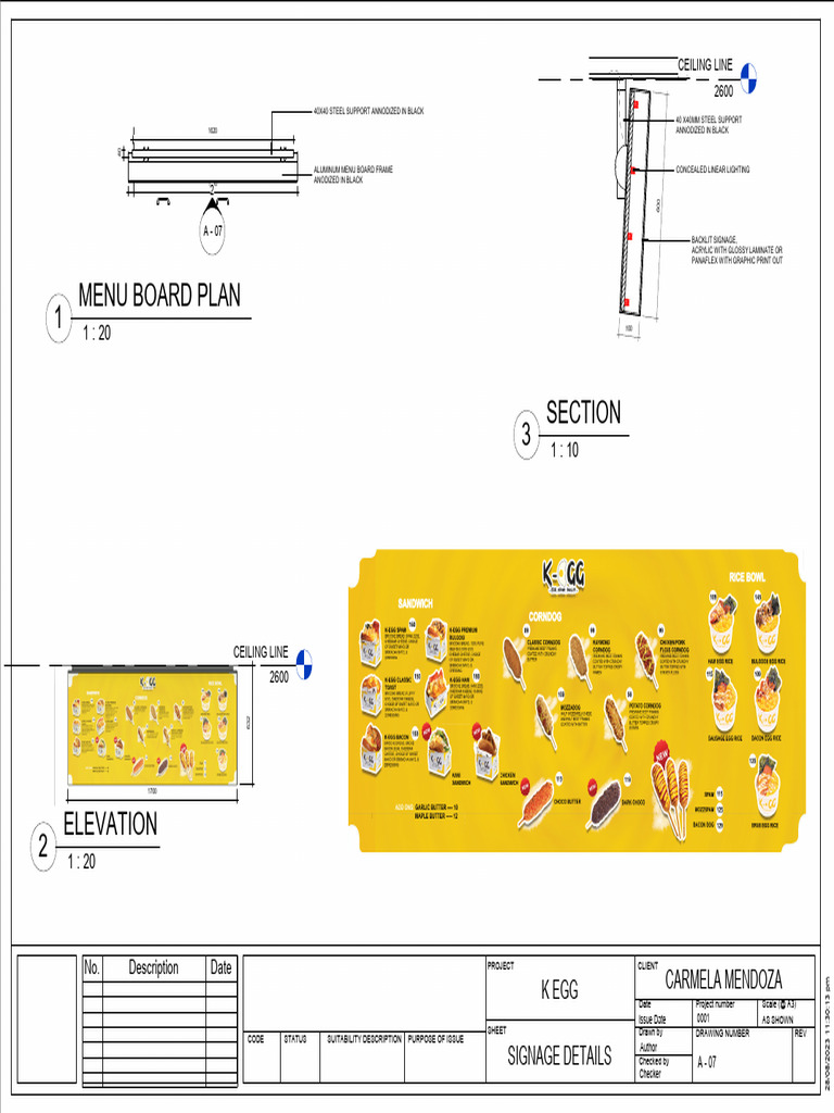 A 07 Signage Details | PDF
