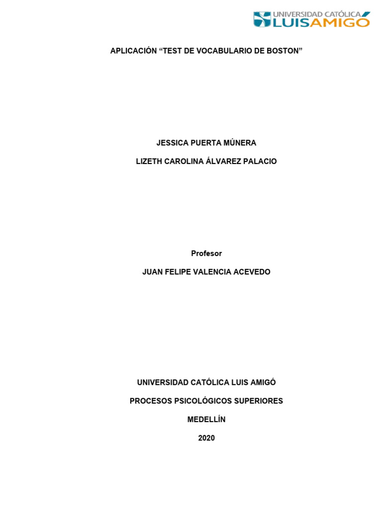 Aplicacion Test de Vocabulario | PDF | Artes del Lenguaje y Comunicación