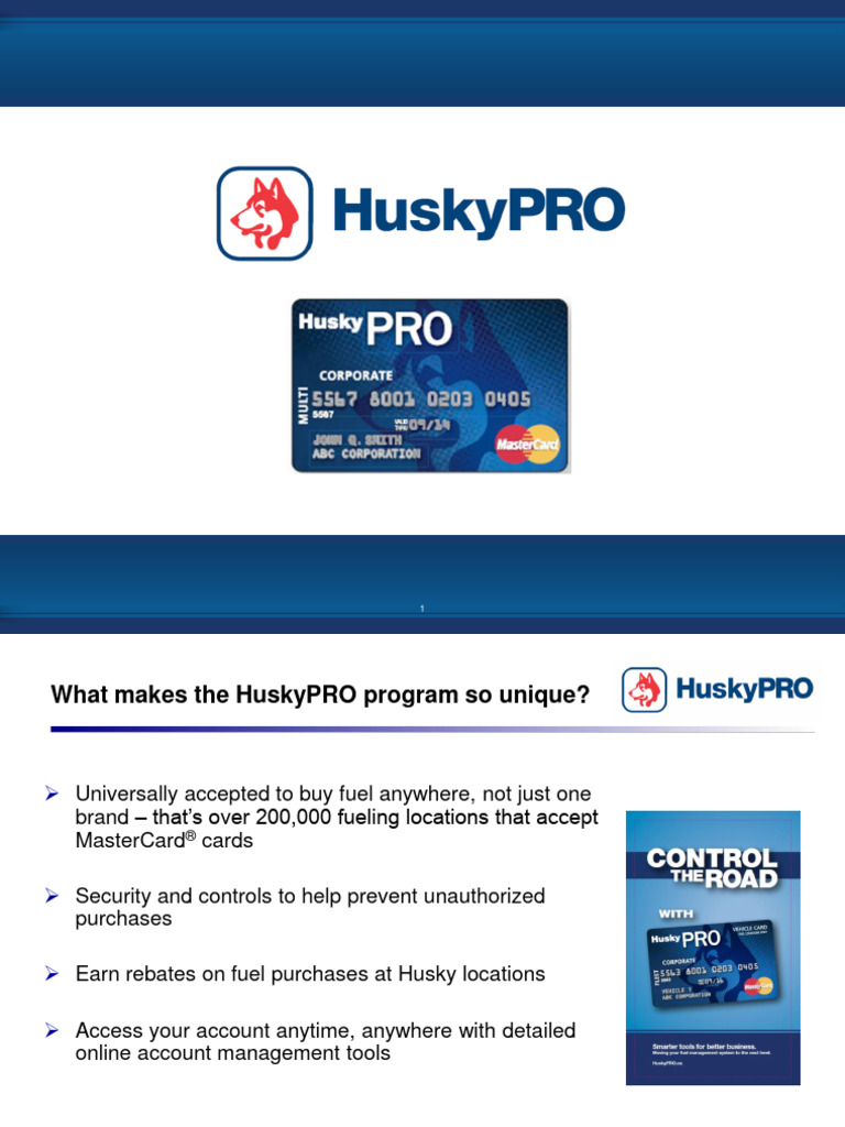 Husky 2015 | PDF | Credit Card | Money