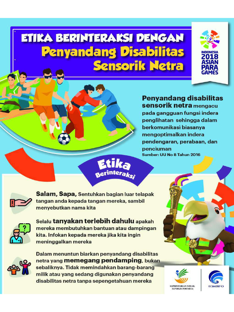 Etika Berinteraksi Dengan Penyandang Disabilitas | PDF Etika Berinteraksi Dengan Penyandang Disabilitas | PDF