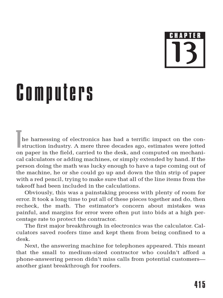 Computers | PDF | Operating System | Spreadsheet