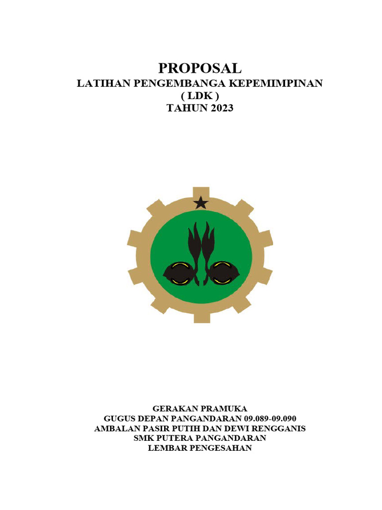 Proposal LPK Pramuka | PDF | Karier & Perkembangan