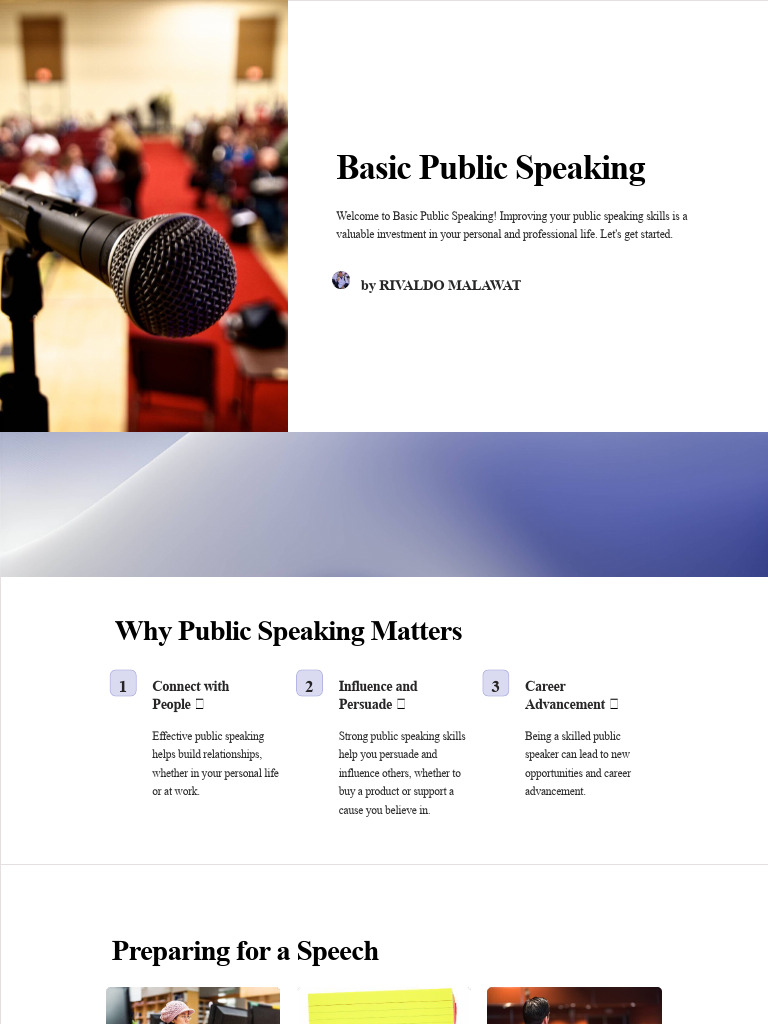 Basic Public Speaking | PDF | Public Speaking | Psychological Concepts