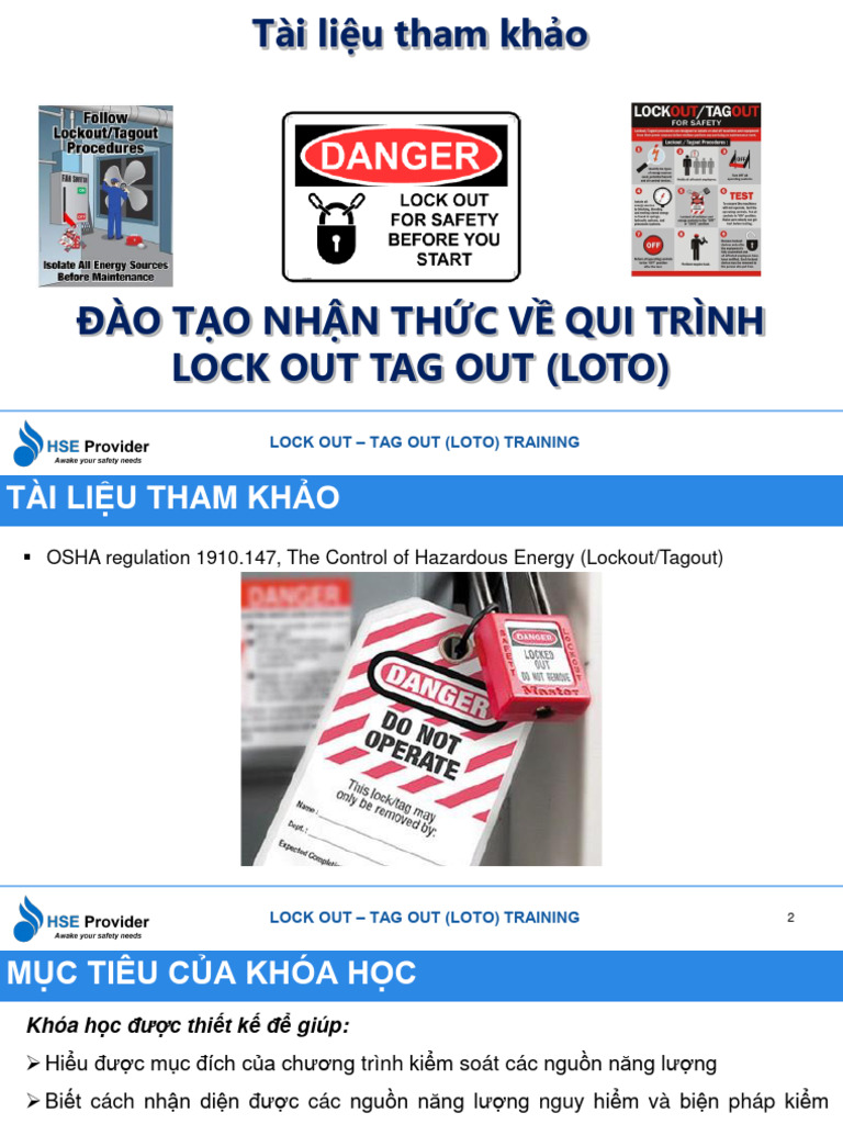 01 - Loto Awareness Trianing - Osha | PDF