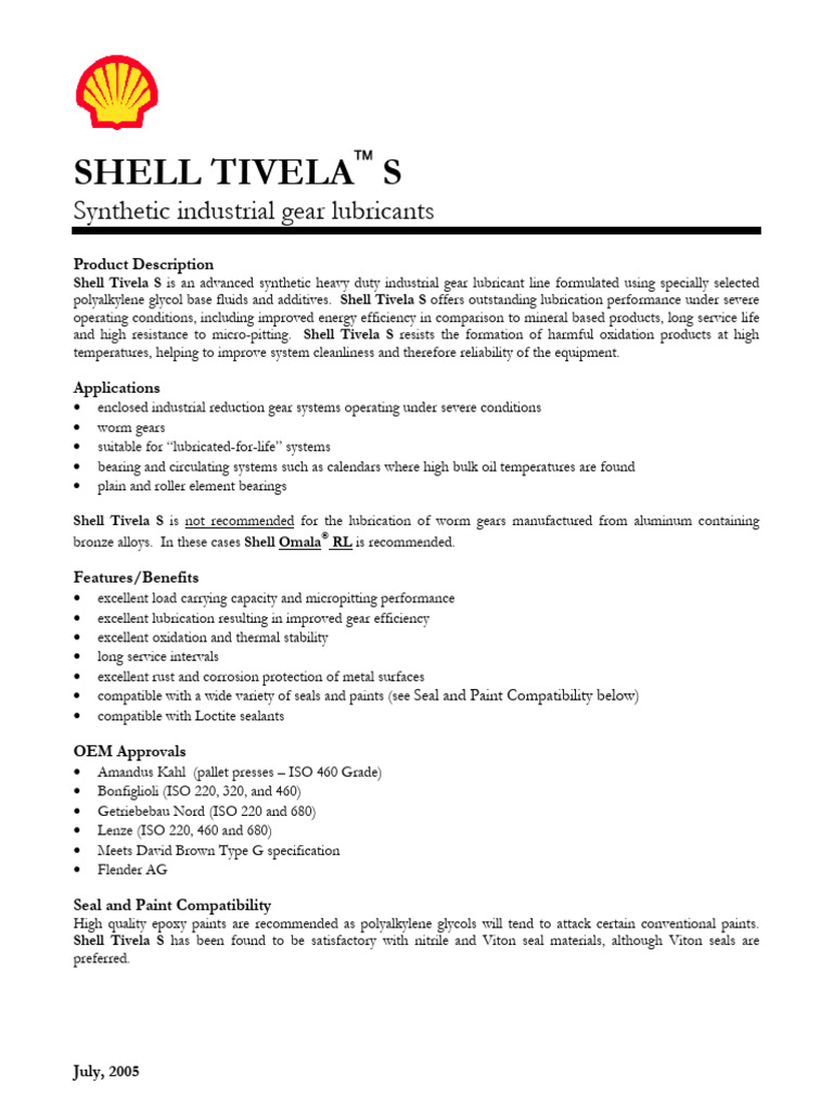 Tivela S | PDF | Lubricant | Paint