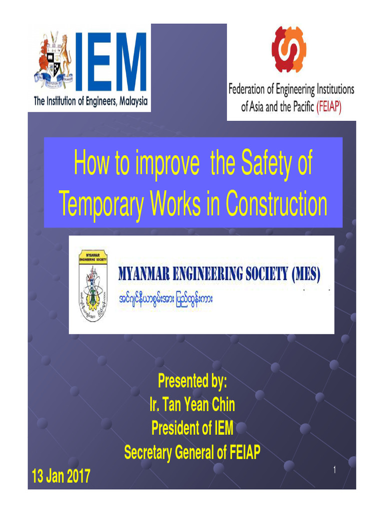 Safety of Temporary Works in Construction Tan YC | PDF | Deep ...