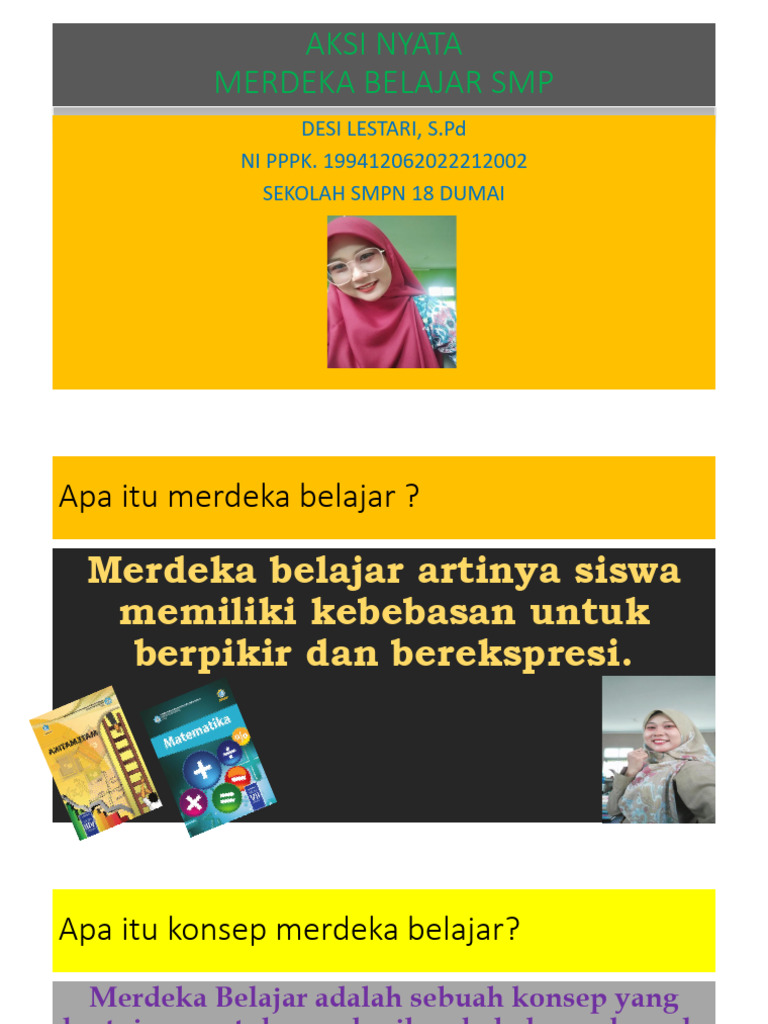 AKSI NYATA DESI MERDEKA Belajar Desi | PDF