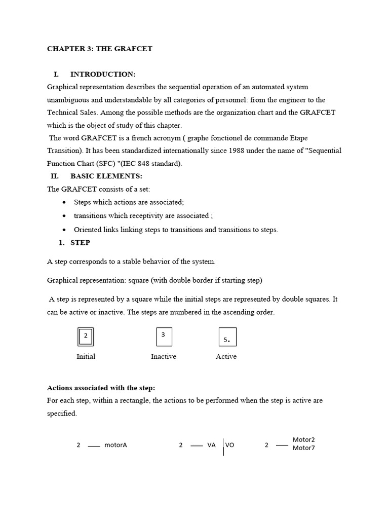 Chapter 3 Grafcet | PDF | Computer Science | Systems Science