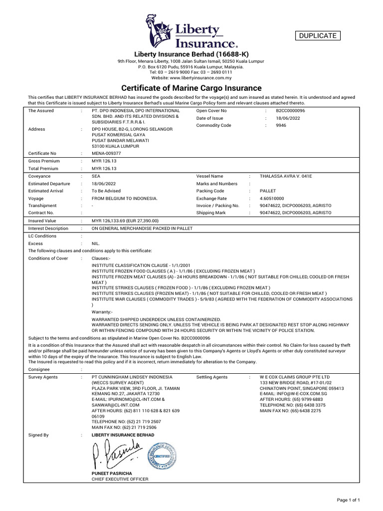 Asrnsi 6203 | PDF | Insurance | Private Law