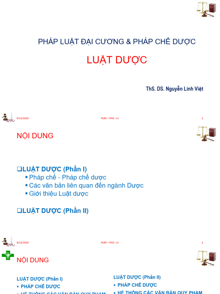 PCD Luat Duoc I.NLV.2023 | PDF