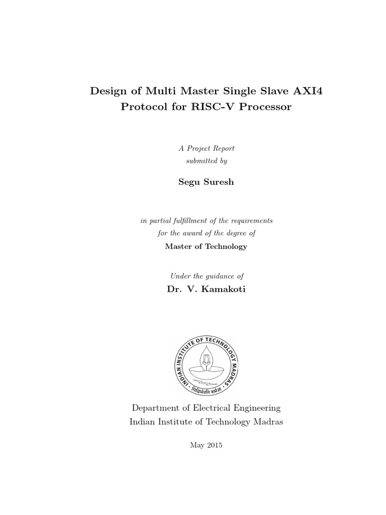 AXI IIT Paper | PDF | System On A Chip | Computer Networking