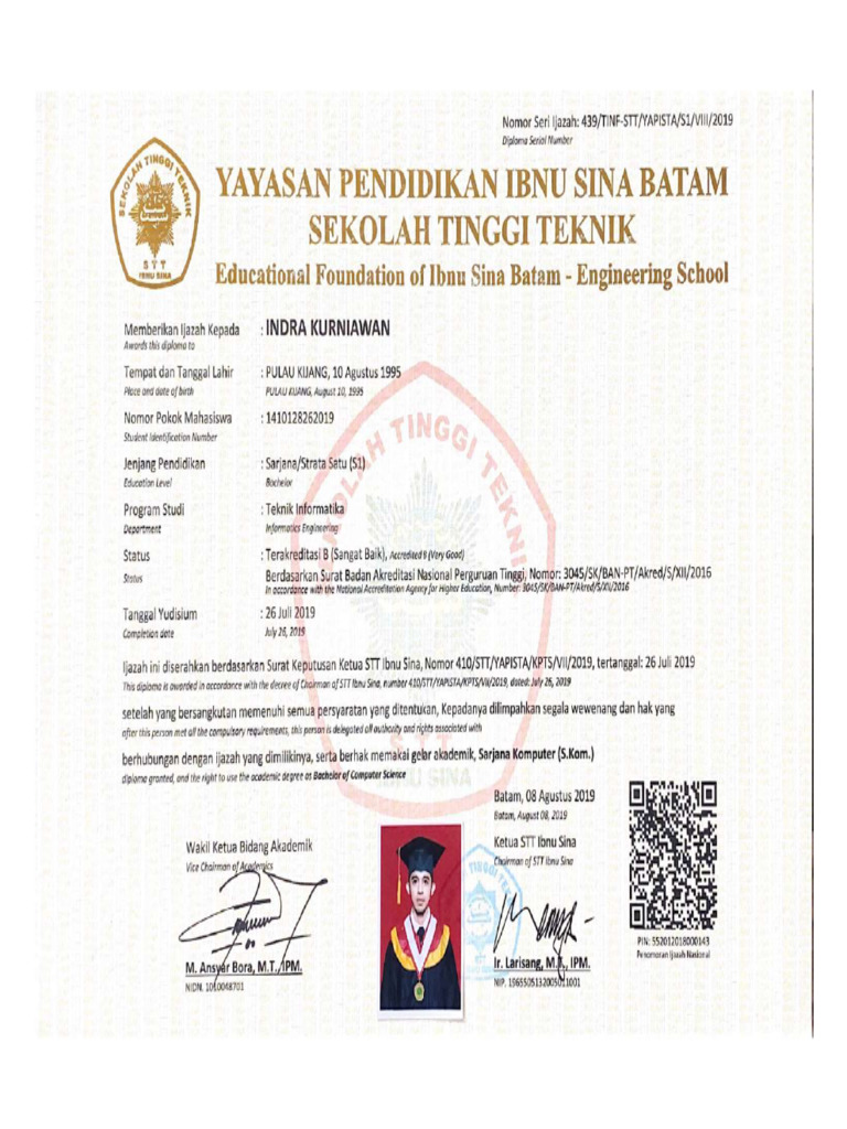 Ijazah & Transkip Nilai | PDF