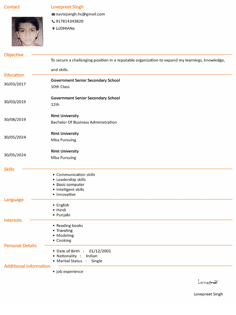 Lovepreet Singh | PDF