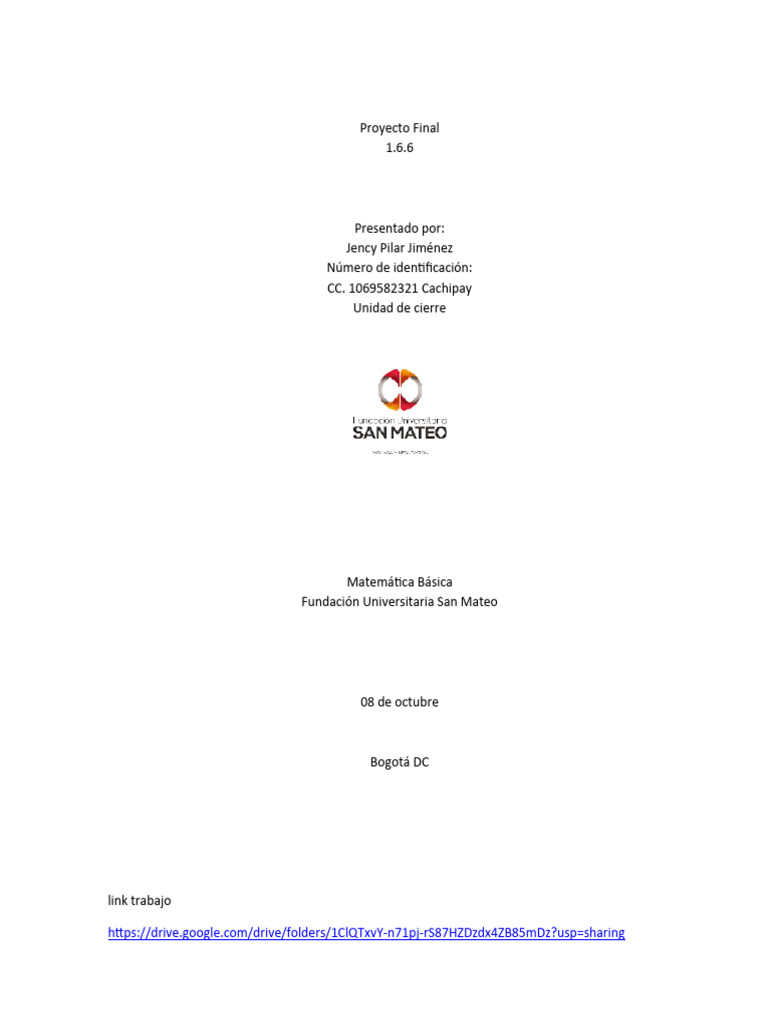 1.6.6 Proyecto Final MBP | PDF