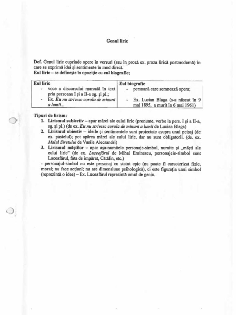 27-04-2020 Limba Romana - Prof. Laura Orban - Clasa A XII-a B - Genul ... 27-04-2020 Limba Romana - Prof. Laura Orban - Clasa A XII-a B - Genul ...