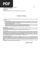 Congen Bil | PDF | Bill Of Lading | Cargo