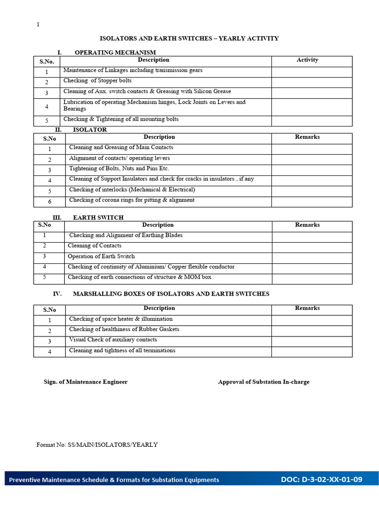 Isolators and Earth Switches | PDF | Switch | Electrical Resistance And ...