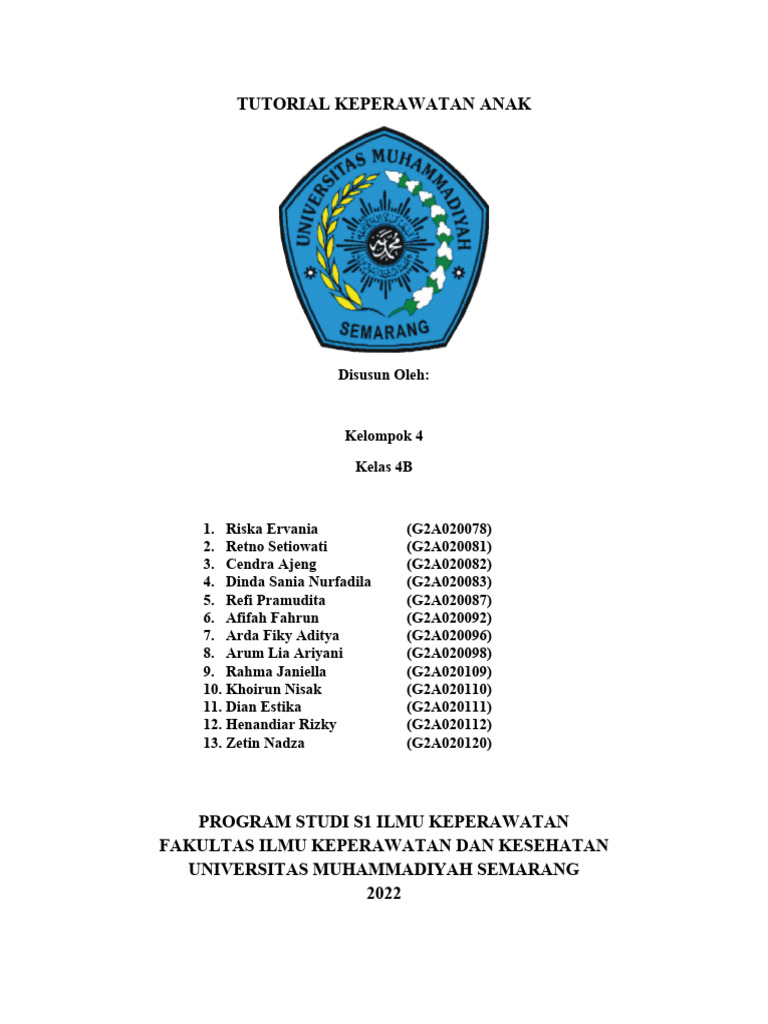 Tutor Kep Anak Kel 4 Step 1-7 | PDF | Pengembangan Diri | Sains & Matematika