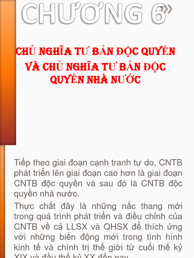 Chu Nghia Tu Ban Doc Quyen Va Chu Nghia Tu Ban Doc Quyen Nha Nuoc | PDF