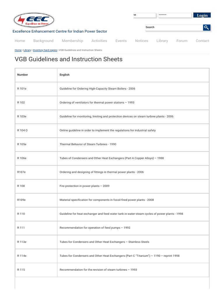 VGB Guidelines for Steam Turbines | PDF
