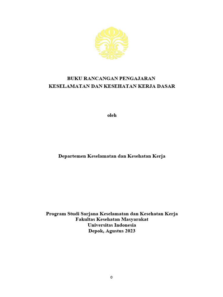 BRP - Dasar K3 - AK - 2023 | PDF