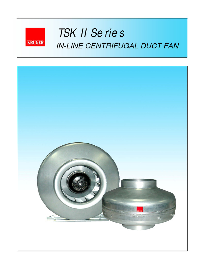 Avents (Kruger Make Fans) | PDF | Duct (Flow) | Electric Motor
