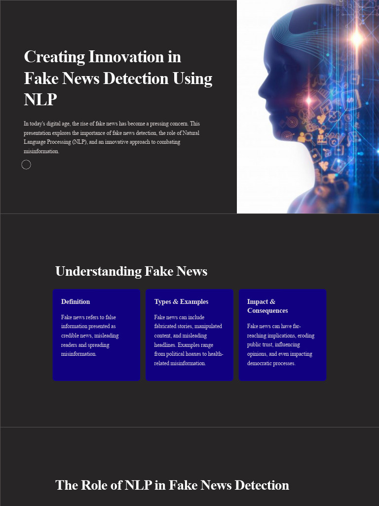 Creating Innovation in Fake News Detection Using NLP | PDF ...