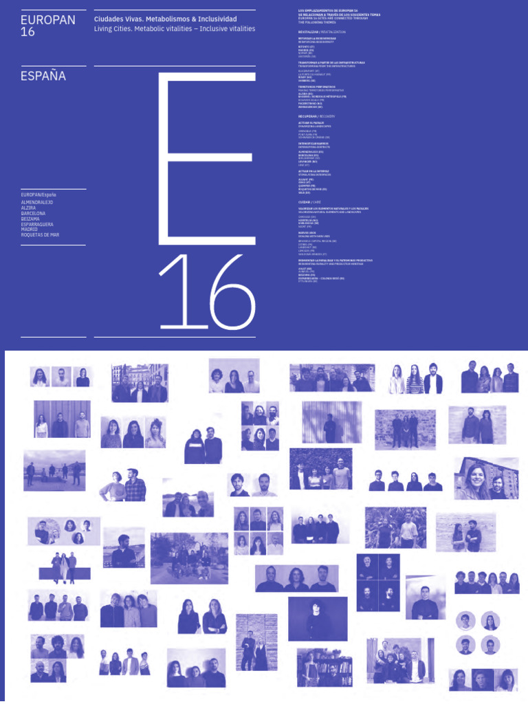 Europan 16: Ciudades Vivas. Metabolismos & Inclusividad Living Cities ...