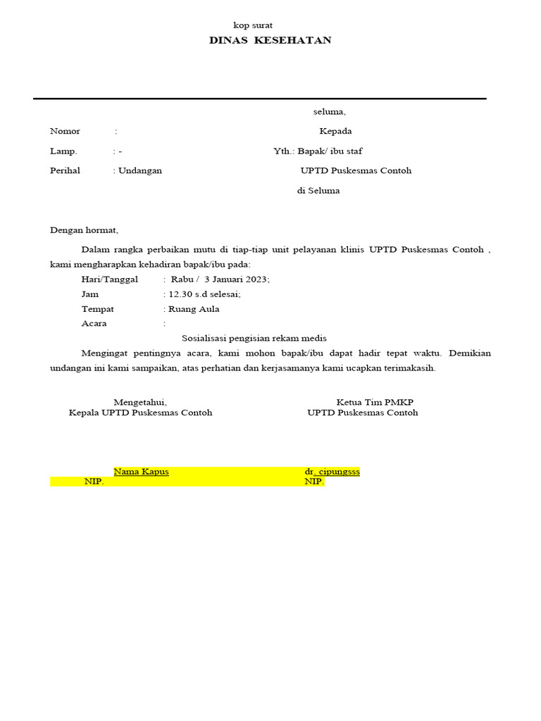 Bukti Sosialisasi Pengisian Rekam Medis | PDF Bukti Sosialisasi Pengisian Rekam Medis | PDF