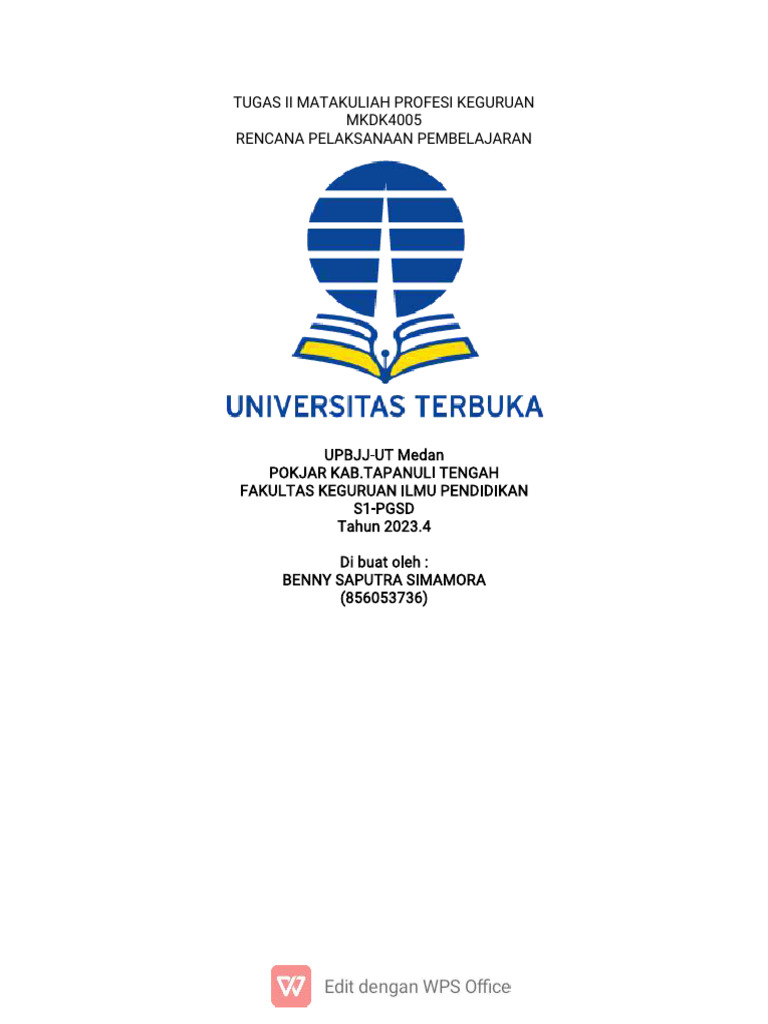 RPP Pelestarian SDA Kelas 4 SD | PDF