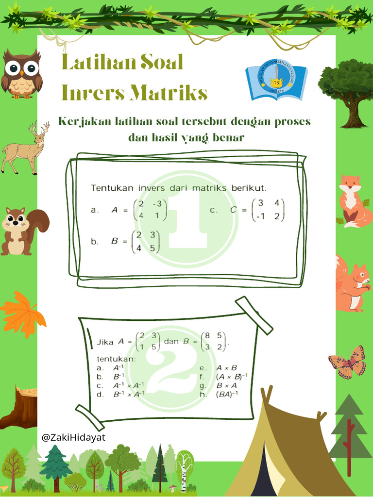 LKPD Invers Matriks - 20231024 - 081749 - 0000 | PDF