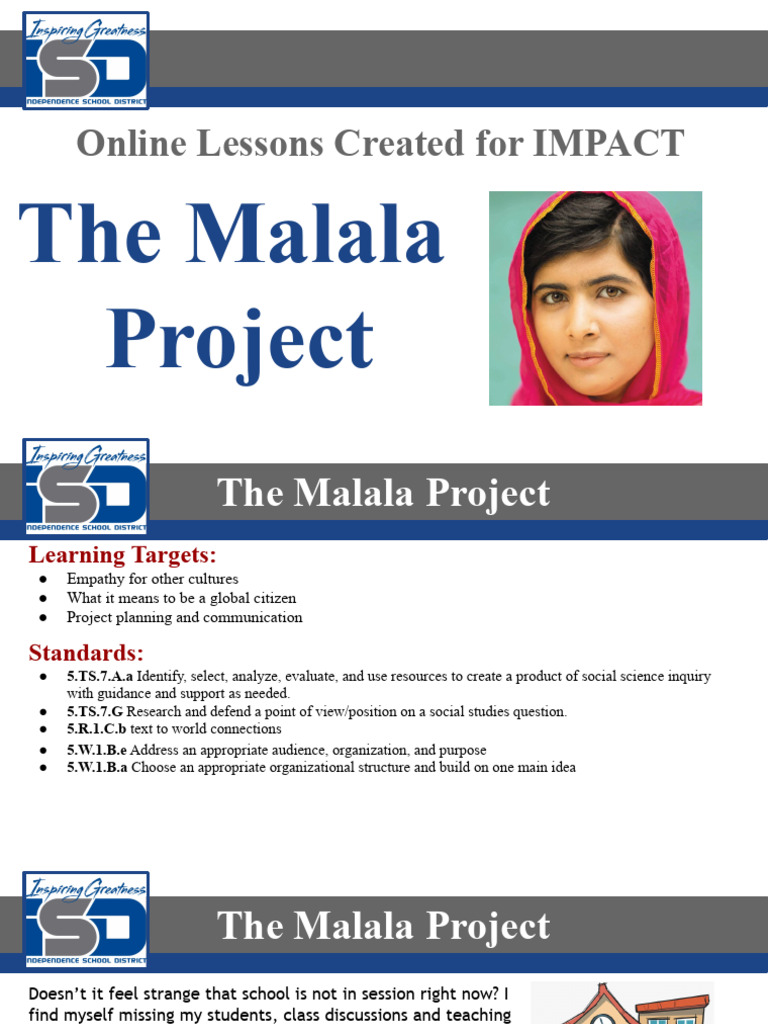 Malala Project | PDF