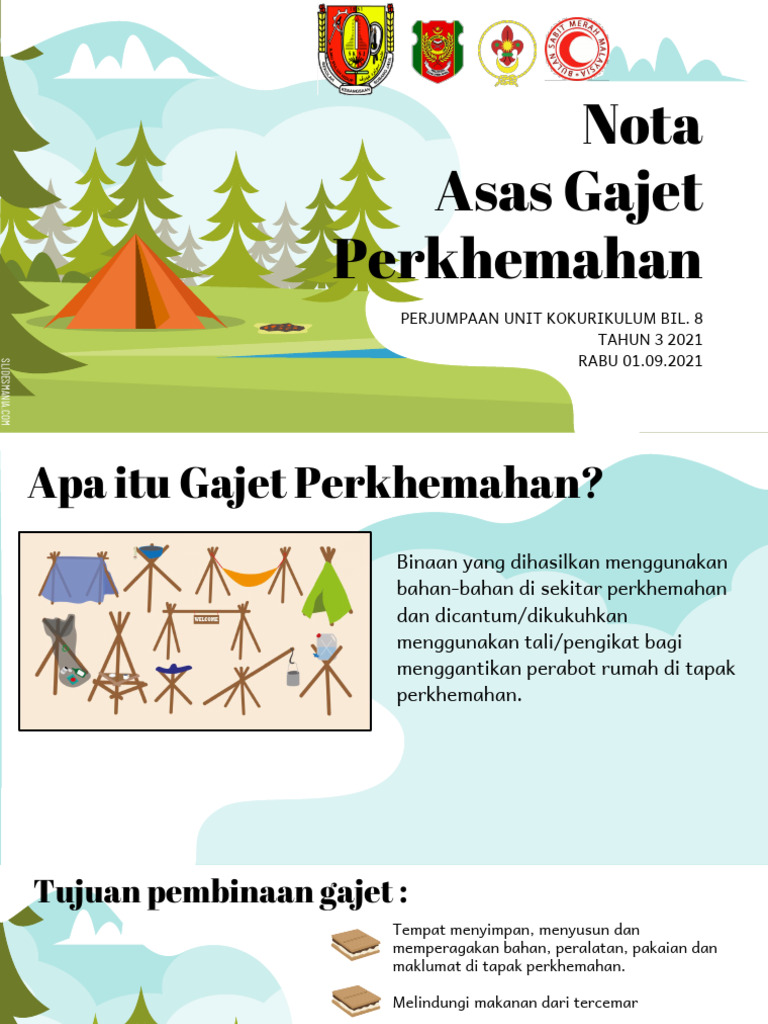 Nota Asas Gajet Perkhemahan Unit Beruniform | PDF